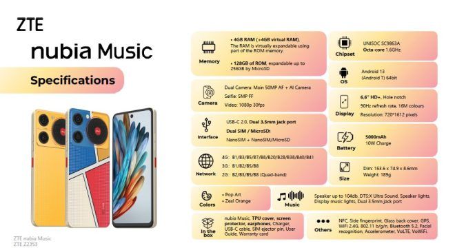 ZTE Nubia Music el smartphone para los apasionados de la música. | casa ...